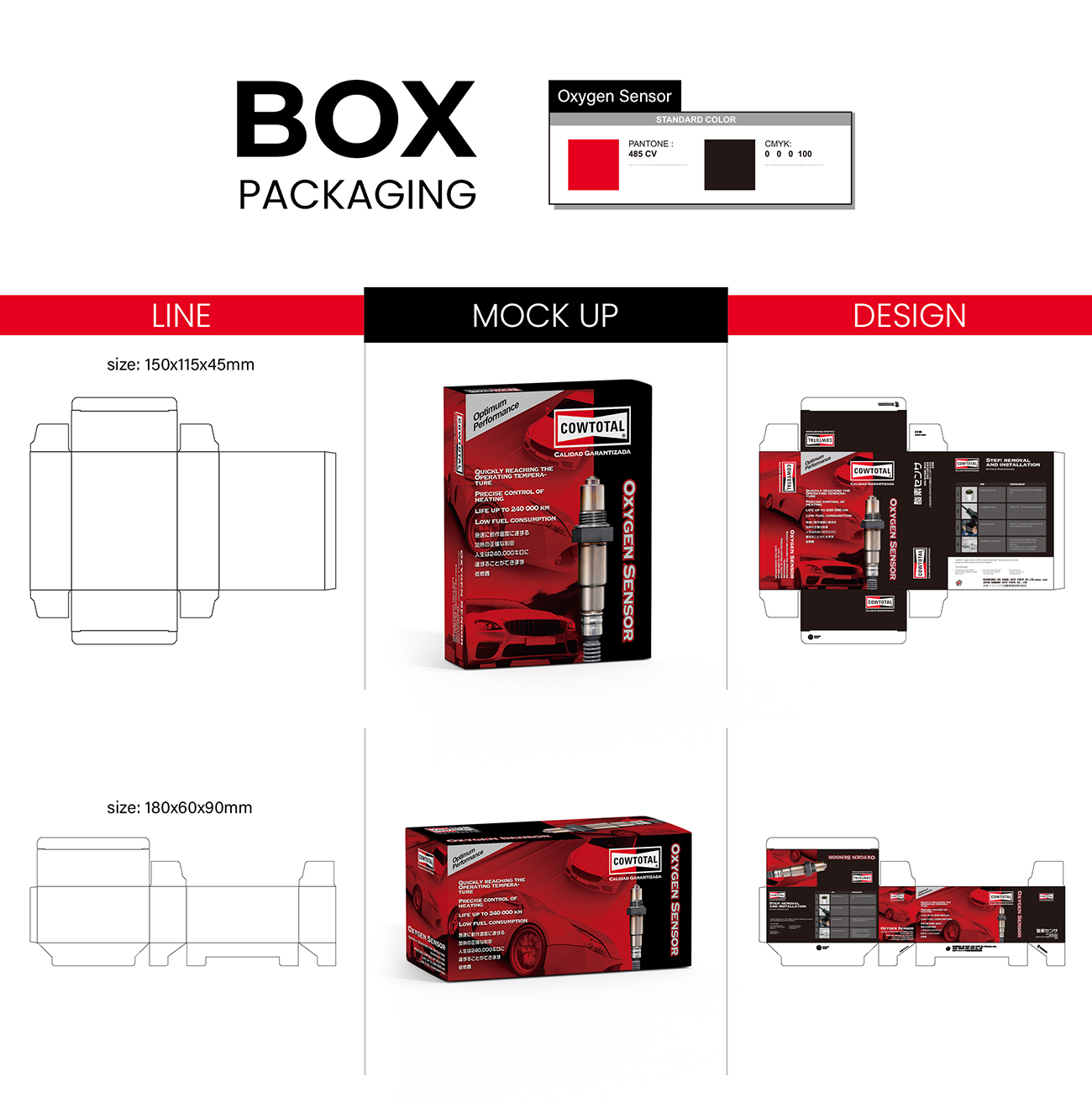 Sensor de oxigeno 12631044 Para CHEVROLET - COWTOTAL